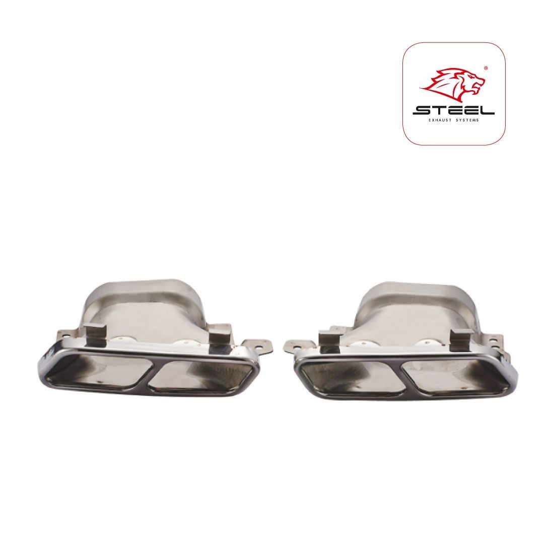 Steel Exhaust Tips For Mercedes Benz Amg W176